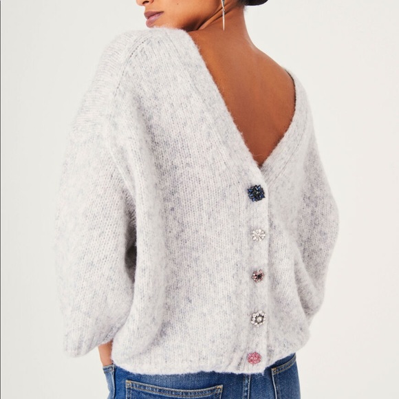 ba&sh | Sweaters | Bash Wool Blend Cardigan Sweater Jeweled | Poshmark